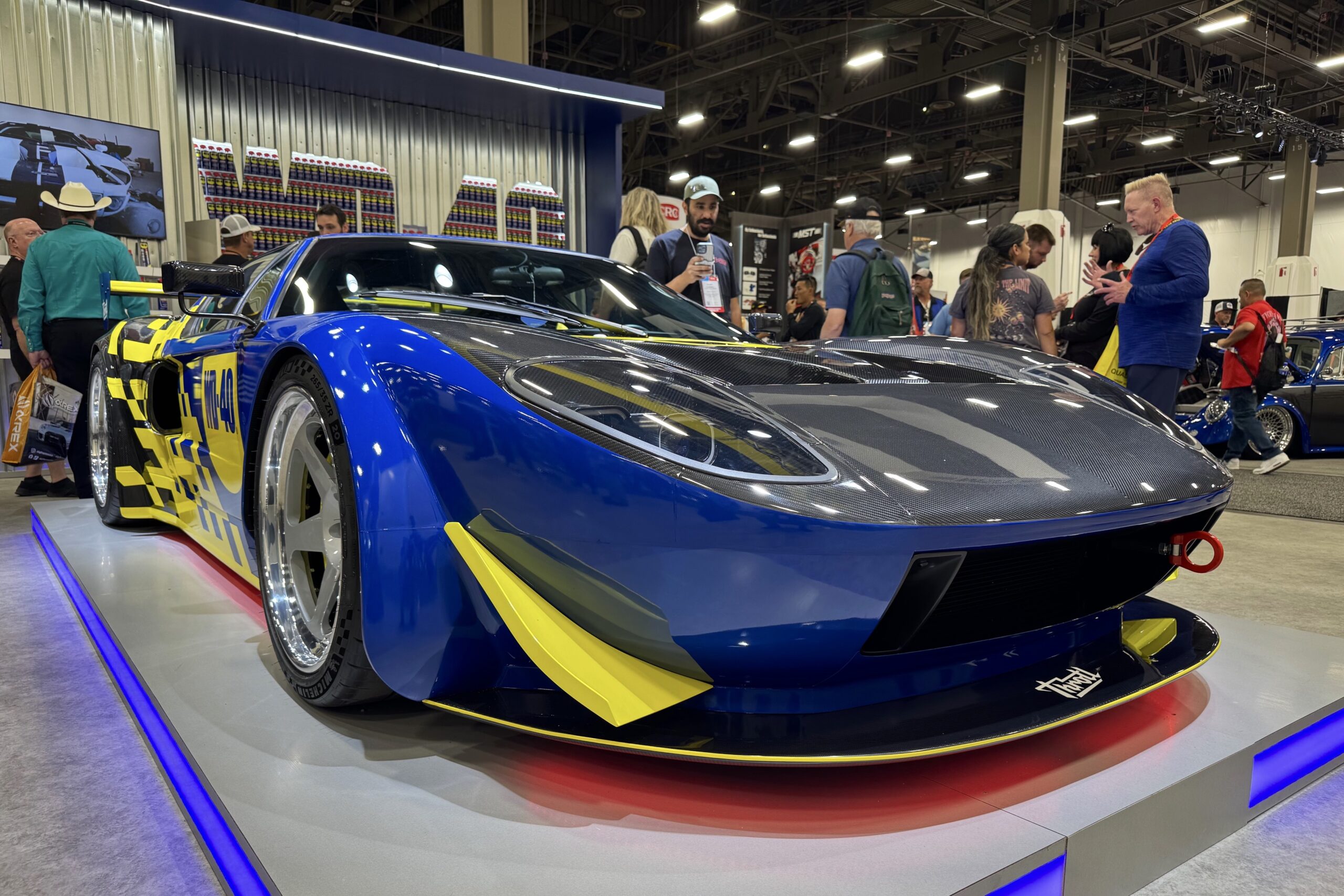 SEMA 2025: WD-40 & Throtl Reveal Carbon-Fiber Ford GT Project