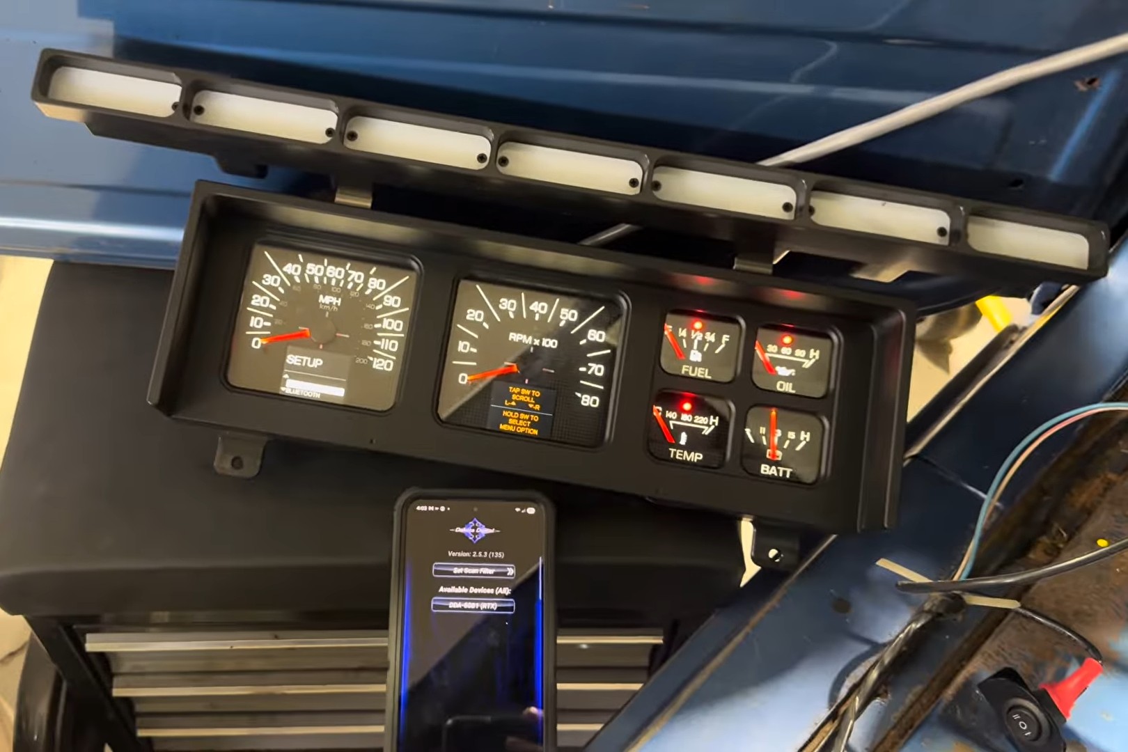 Digital Gauges Modernize A Raptor-Style Classic F-250 Project